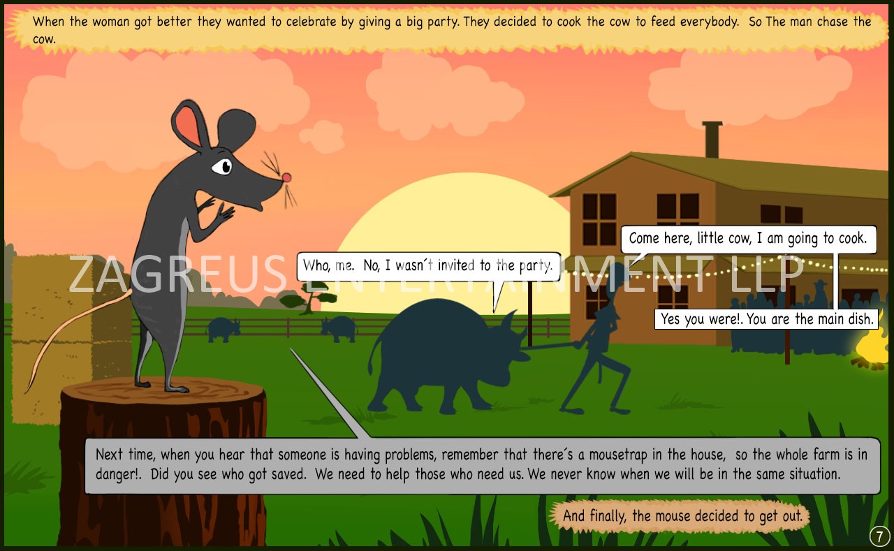 Children Book Design : The Mouse Trap - Zagreus Entertainment LLP