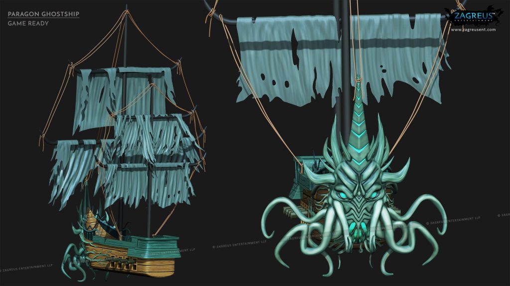 BlueOrc Paragon Ghost Ship - Master of Magic – Zagreus Entertainment Studio